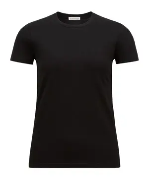 Moncler Crewneck Short-sleeved T-shirt - Black