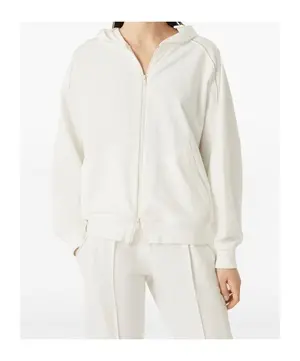 Brunello Cucinelli Monili Embellished Zip Hoodie