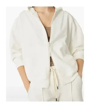 Brunello Cucinelli Monili Embellished Zip Hoodie