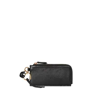 Gucci Double G Charm Card Case - Black