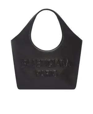 Balenciaga Logo Debossed Loop Handle Tote Bag