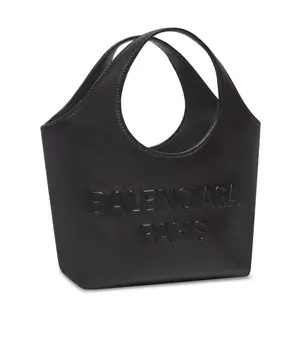 Balenciaga Logo Debossed Loop Handle Tote Bag
