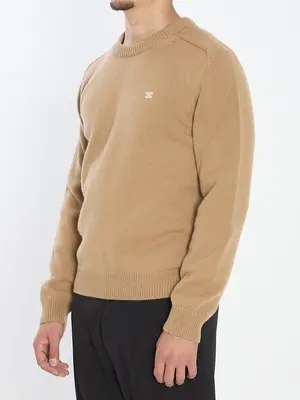 Celine Crew Neck Sweater In Wool And Cashmere