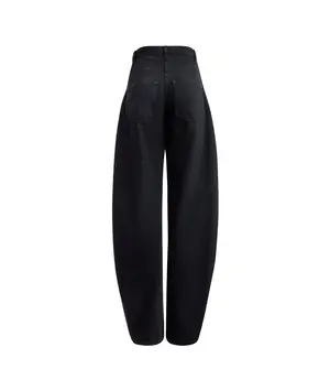 Alaïa High-waist Curved Jeans - Black