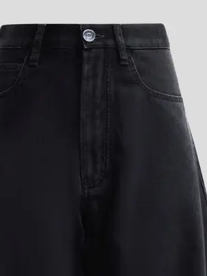 Alaïa High-waist Curved Jeans - Black
