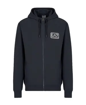 EA7 Casual Zip-up Jacket With Hood