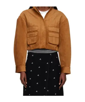Shushu/tong Cuffed Outerwear For Women