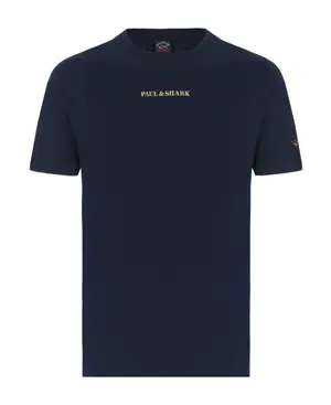 PAUL  SHARK Logo Pattern T-shirt