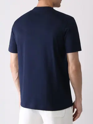 PAUL  SHARK Logo Pattern T-shirt