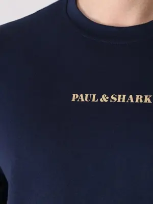 PAUL  SHARK Logo Pattern T-shirt
