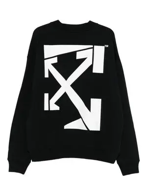 Off-White Logo Printed Crewneck Sweatshirt