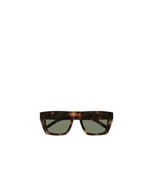 Saint Laurent Rectangular Frame Sunglasses - Black