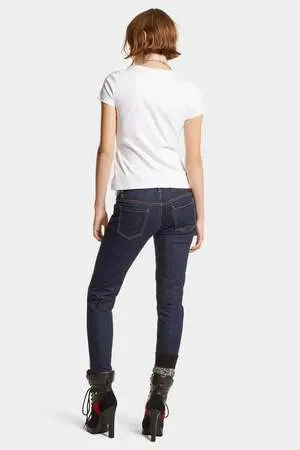 Dsquared2 Logo Patch Jennifer Jeans - Black