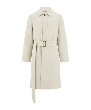 FERRAGAMO Padded Technical Cotton Trench Coat
