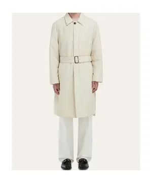 FERRAGAMO Padded Technical Cotton Trench Coat