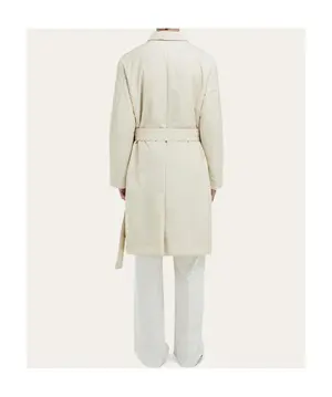 FERRAGAMO Padded Technical Cotton Trench Coat
