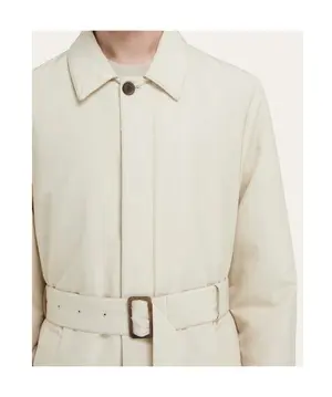 FERRAGAMO Padded Technical Cotton Trench Coat