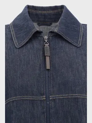 Brunello Cucinelli Denim Zip-up Jacket