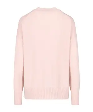 JIL SANDER Crewneck Knitted Jumper - Pink