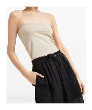 Brunello Cucinelli Organza Track Trousers