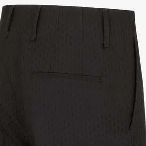 Fendi Tailored High-waist Pants With Jacquard Weave
