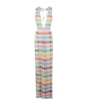 Missoni Zigzag Pattern Open Back Jumpsuit - Multicolor