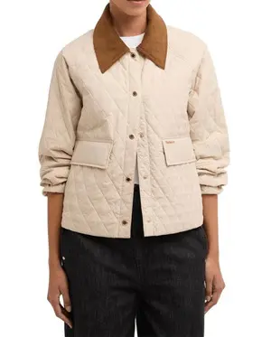 Barbour Quilted Corduroy Collar Jacket