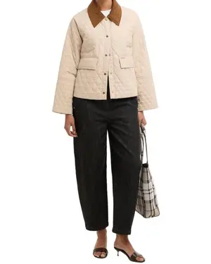 Barbour Quilted Corduroy Collar Jacket