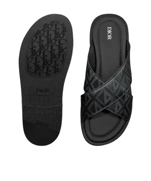 Dior Alias Slip-on Sandals - Black