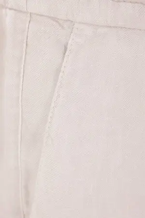 Brunello Cucinelli Elasticated Waistband Drawstring Pants - Beige