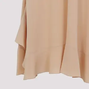Chloé V-neck Ruffled Maxi Dress - Sandy Brown