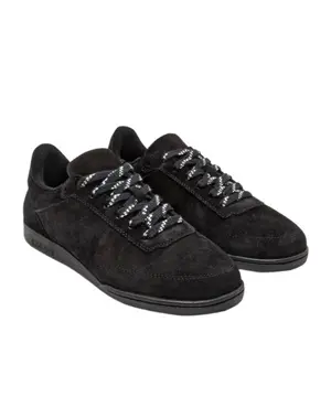 A.p.c. Round-toe Lace-up Sneakers - Black