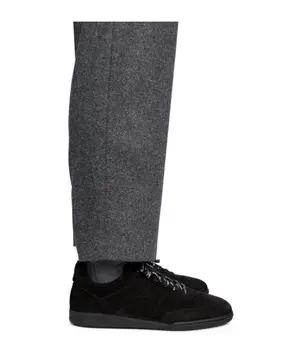 A.p.c. Round-toe Lace-up Sneakers - Black