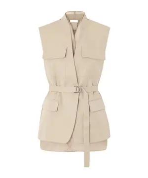 Brunello Cucinelli Monili Belted Waistcoat