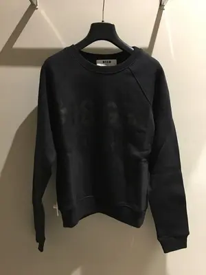 MSGM Printed Crewneck Sweatshirt
