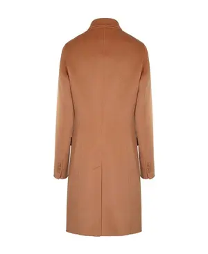 Emporio Armani Long-sleeved Tailored Coat - Brown
