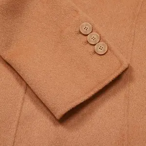Emporio Armani Long-sleeved Tailored Coat - Brown