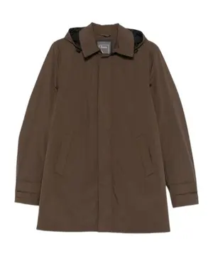 Herno Hooded Down Jacket - Brown