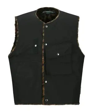 Andersson Bell Crew Neck Vest With Faux Fur Lining