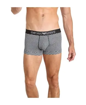 Emporio Armani Printed Boxer Panties - Nude