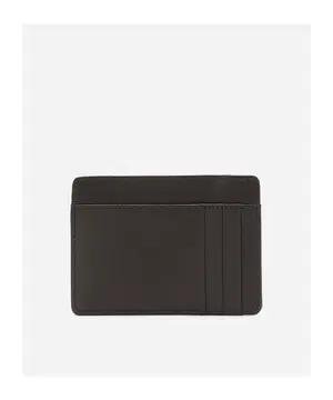 Dolce & Gabbana Dolce Gabbana Coated Jacquard Card Holder - Black