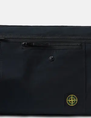 Stone Island Duffel Bag With Zippered Compartment - Black