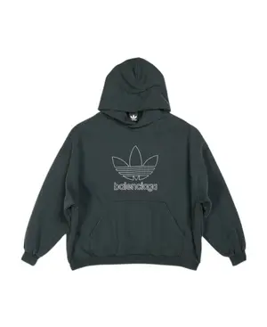 Balenciaga X Adidas Large Fit Hoodie - Black