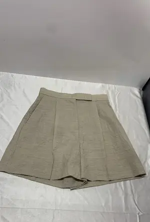 Max Mara Abisso Pleated Shorts - Beige