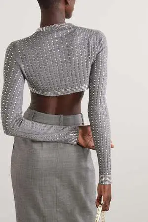 Valentino Garavani Embellished Wool Cardigan