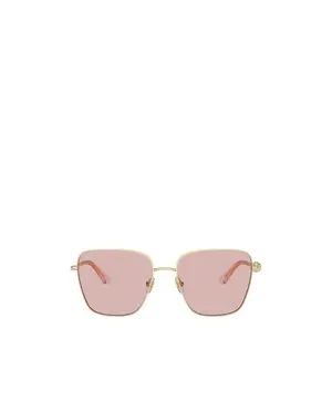 JIMMY CHOO Square Frame Sunglasses - Nude