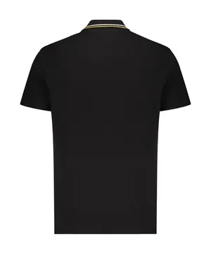 Versace Logo Trim Polo Shirt