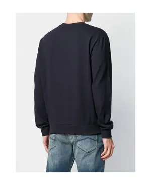 Emporio Armani Logo Embossed Crewneck Sweater