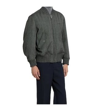 Gucci Herringbone Mouliné Bomber Jacket