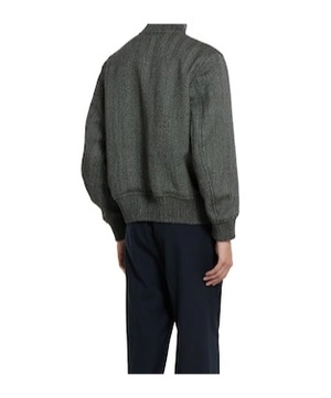 Gucci Herringbone Mouliné Bomber Jacket